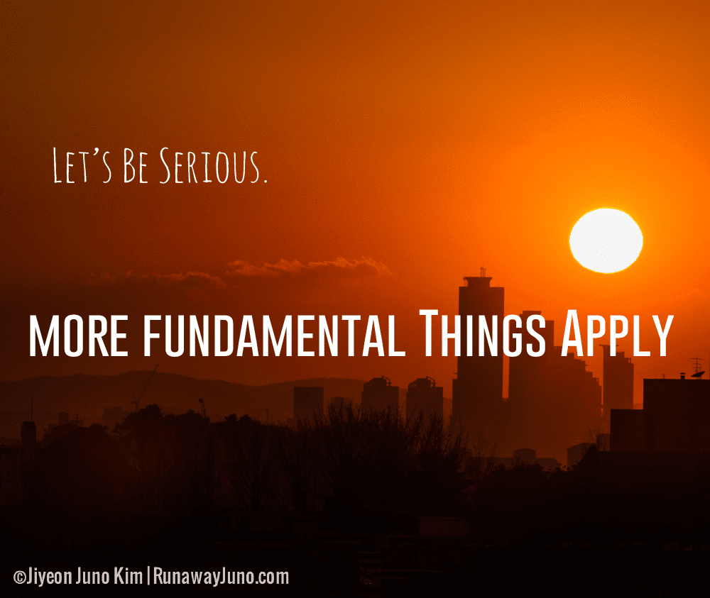 More Fundamental Things Apply